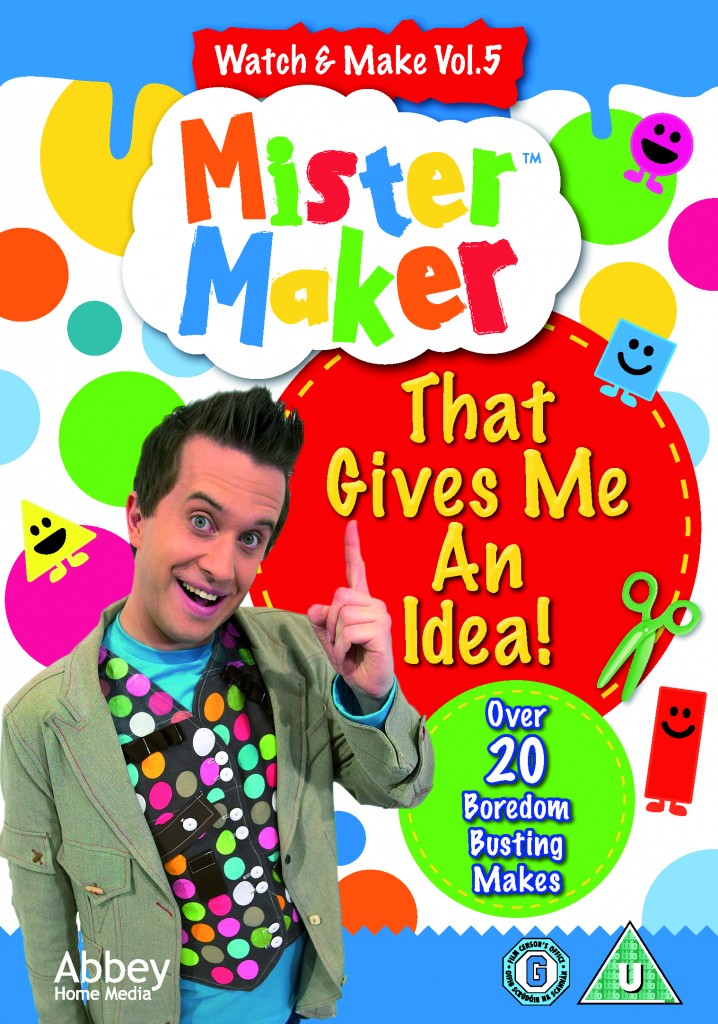 Win 1 of 15 copies of brand new DVD 'Mister Maker: Watch & Make Vol. 5'