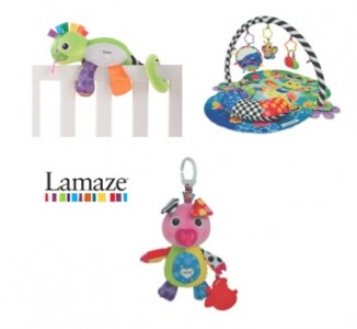 Win 1 of 5 prize bundles by Lamaze including Rainbow Glow Rosie ...