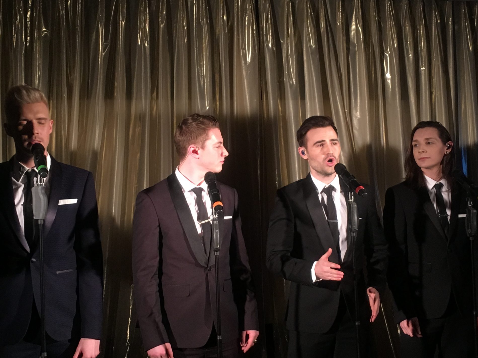 A night out with the Collabro boys @Collabro @MichaelCollabro ...