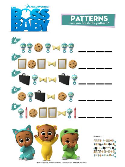 Win 1 of 3 copies of The Boss Baby DVD & FREE ACTIVITY SHEETS to download