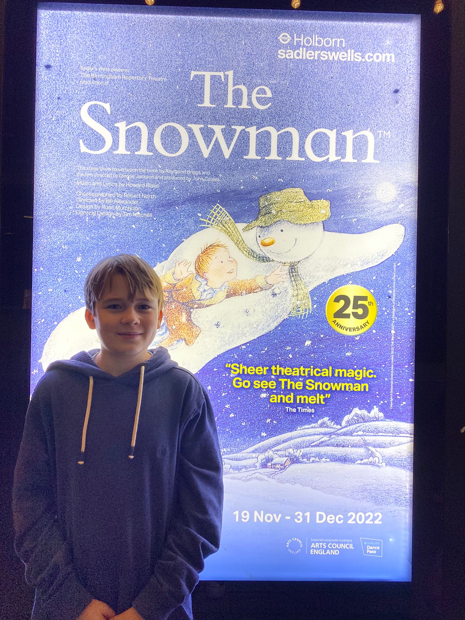 West End Show review: The Snowman at Peacock Theatre
