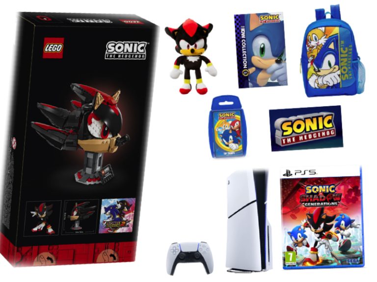 WIN 1 of 3 amazing Sonic the Hedgehog 3 Prizes!
