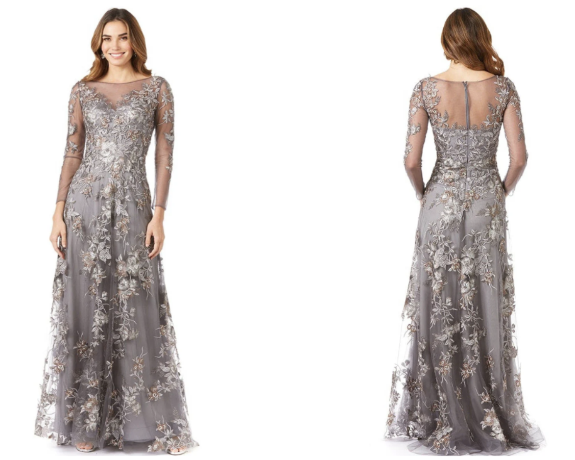 Coastal charm of mother-of-the-bride wedding dresses